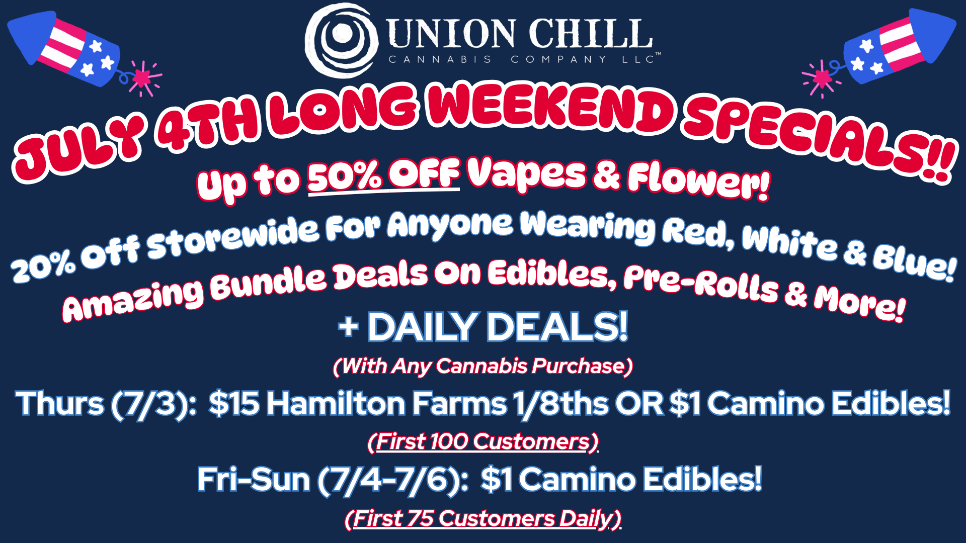 Explore FAQs About Union Chill Co. Cannabis Dispensary