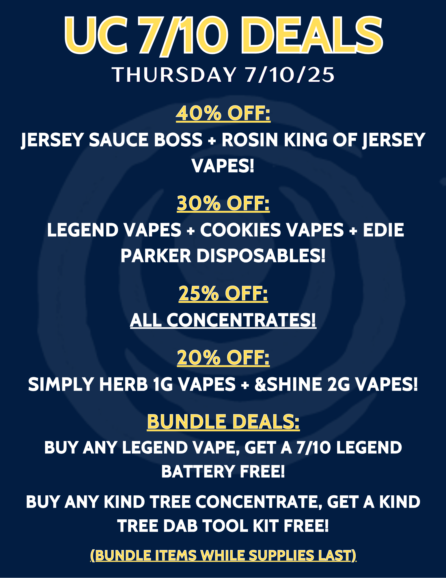 Cannabis Products, Dispensary Menu: Lambertville Dispensary